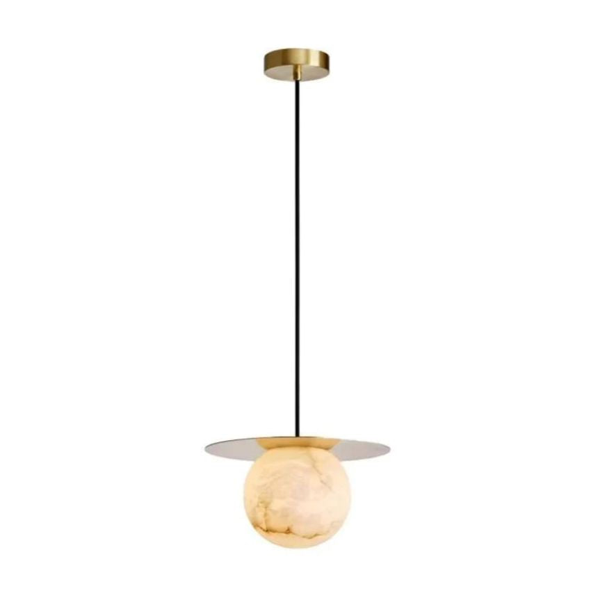 Alabaster Sphere Pendant Light Above Bed,Pendant Light in Living room ...